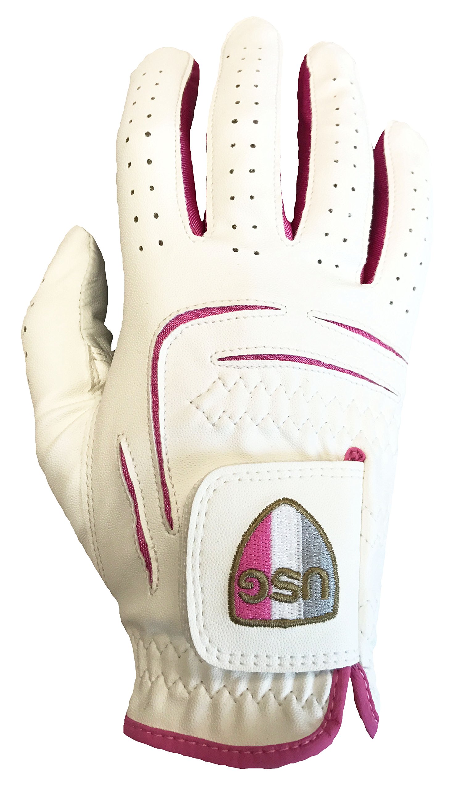 USG Us Golf Women's Left Hand Glove Size Large for Right Handed Golfers