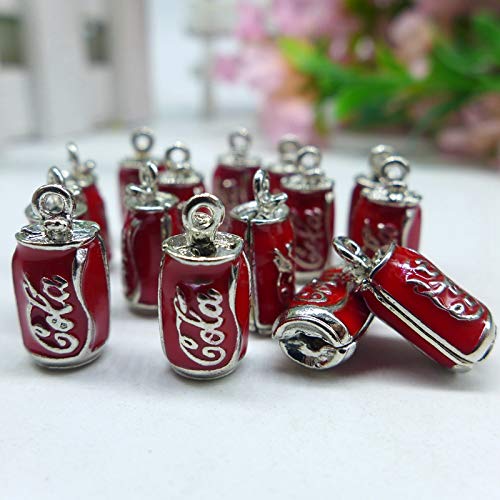 ZAMTAC 7817mm Metal Alloy Coke Shape for DIY Charms Supplies for Jewelry