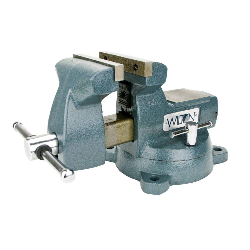 Wilton 21500 Machinists' Vises, 6" Jaw, 4 1/8" Throat, Swivel Base