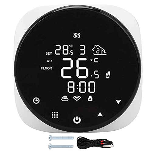 VTOSEN Smart WiFi Thermostat for Water & Electric Floor Heating, Gas Boilers - 16A, AC90-240V