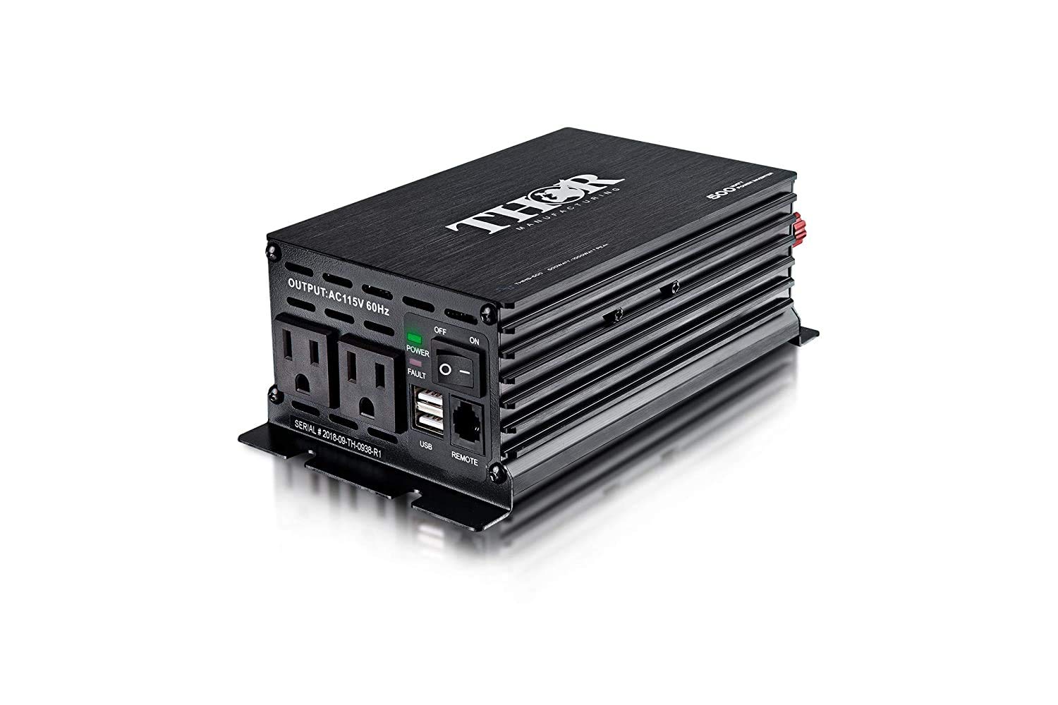THOR MANUFACTURING - 500 Watt Modified SINE Power Inverter with USB