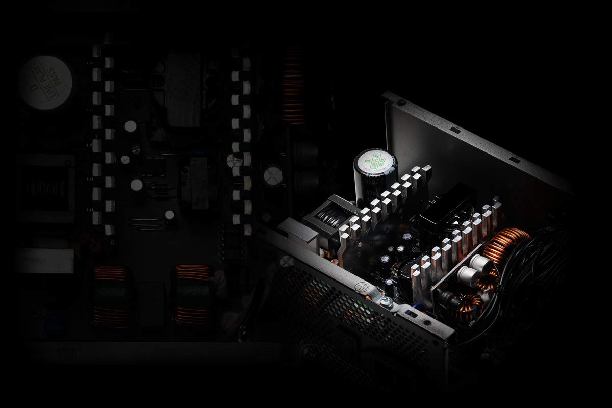 XPG Pylon 450W 80 Plus Bronze Certified 120mm Fluid Dynamic Bearing Fan Power Supply (PYLON450B-BKCUS)