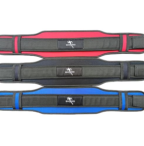 Weight Lifting Belt for Men & Women, Weightlifting Belts for Workout Cross Training, Powerlifting, Squat & Deadlift, Adjustable Gym Belt For Back Support Black, M