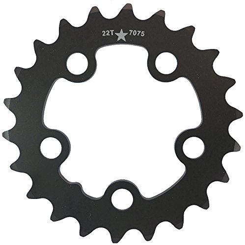 USAMade 58mm BCD 22T 5-Bolt SharkTooth Pro Mountain Chainring Made in USA