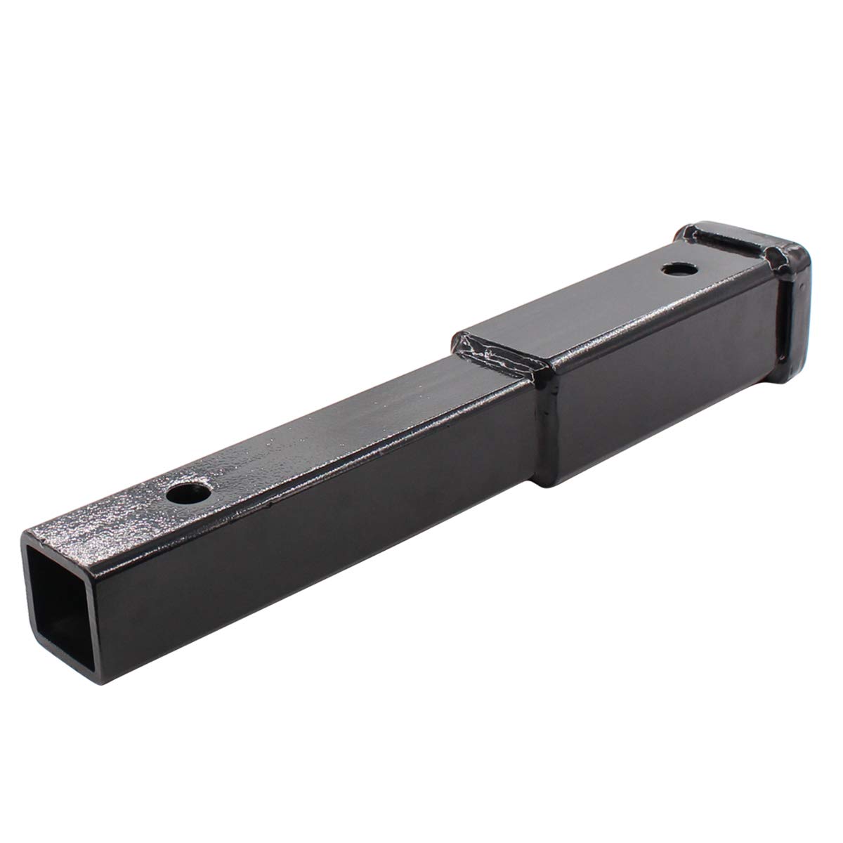 XtremeAmazing 12 Inch Trailer Hitch Extension 2 Inch Receiver Tube Extender 5/8 Inch Pin Hole 4000 LBS Tow Capacity