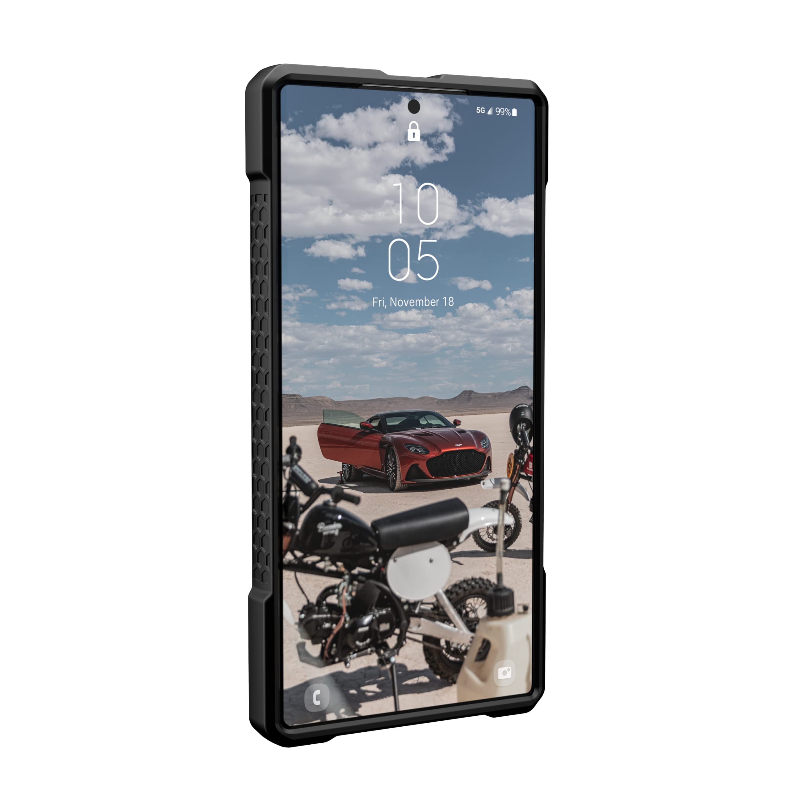 URBAN ARMOR GEAR UAG Designed for Samsung Galaxy S23 Ultra Case 6.8" Monarch Pro Kevlar Element Green (Limited Edition) Premium Rugged Shockproof Protective Cover Compatible with Magnetic Charging