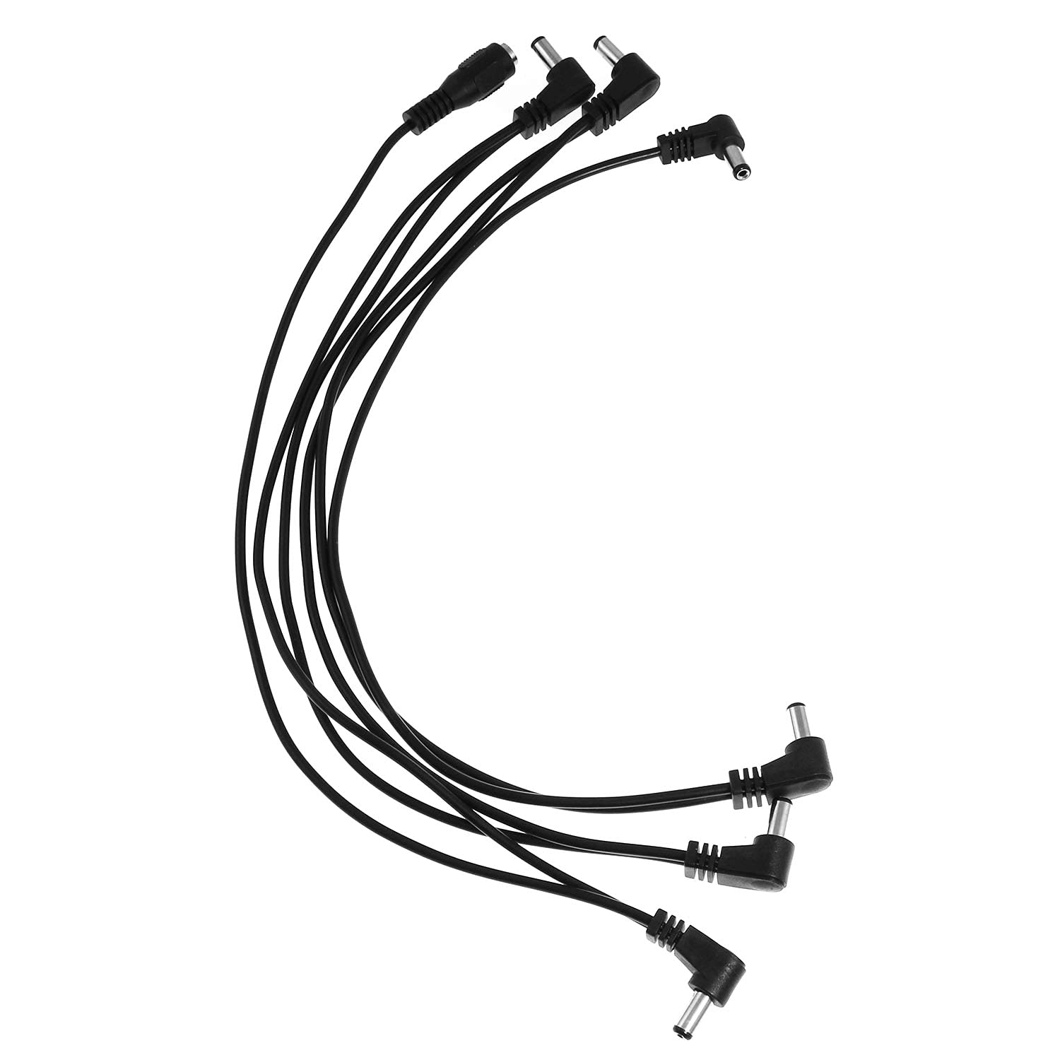 ZRM&E Daisy Chain 1 to 6 Ways Guitar Effects Pedal Accessories Multi-Plug Power Supply Cable for 9V DC Adapter Plug, Guitar Power Supply Adapter