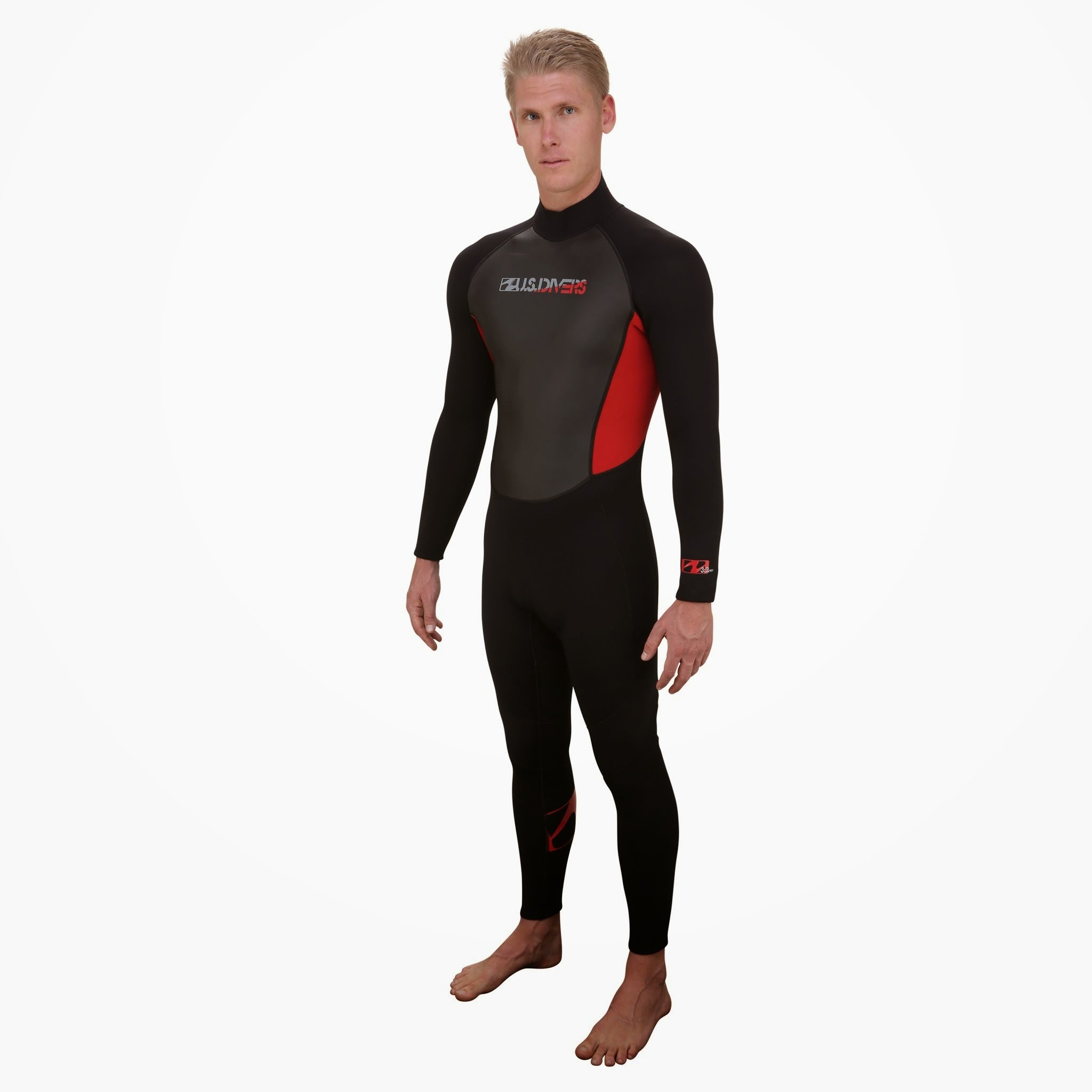 US Divers Mercury Wetsuit Full, Red, XX-Large