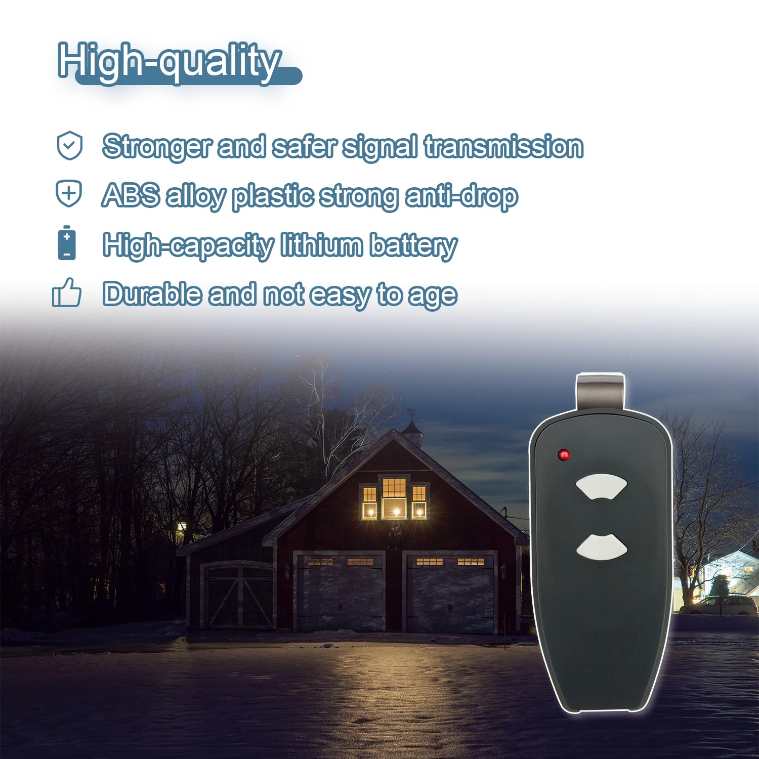 Upgraded M3-2312 Digital 382 Garage Door Remote for Marantec and Martin Garage Door Openers Transmitter Receiver, 315MHZ, Replace M3-2314 M3-3313 ML-2312 ML-1312V 65892