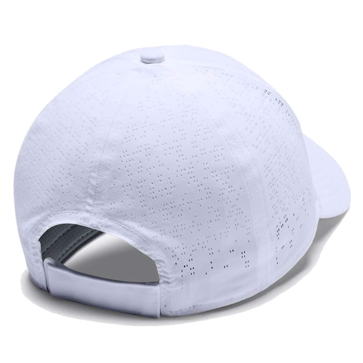 Under Armour adult Elevated Golf, White / / Mod Gray (100), One Size Fits All
