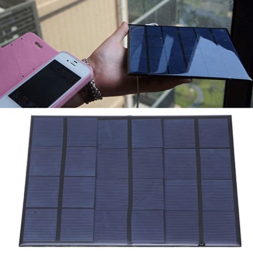 UPQRSG Mini Solar Panel, Monocrystalline Silicon Small Portable Solar Panel Charger, Energy Saving High Efficiency Usb Solar Panel, for Outdoor, Field Work
