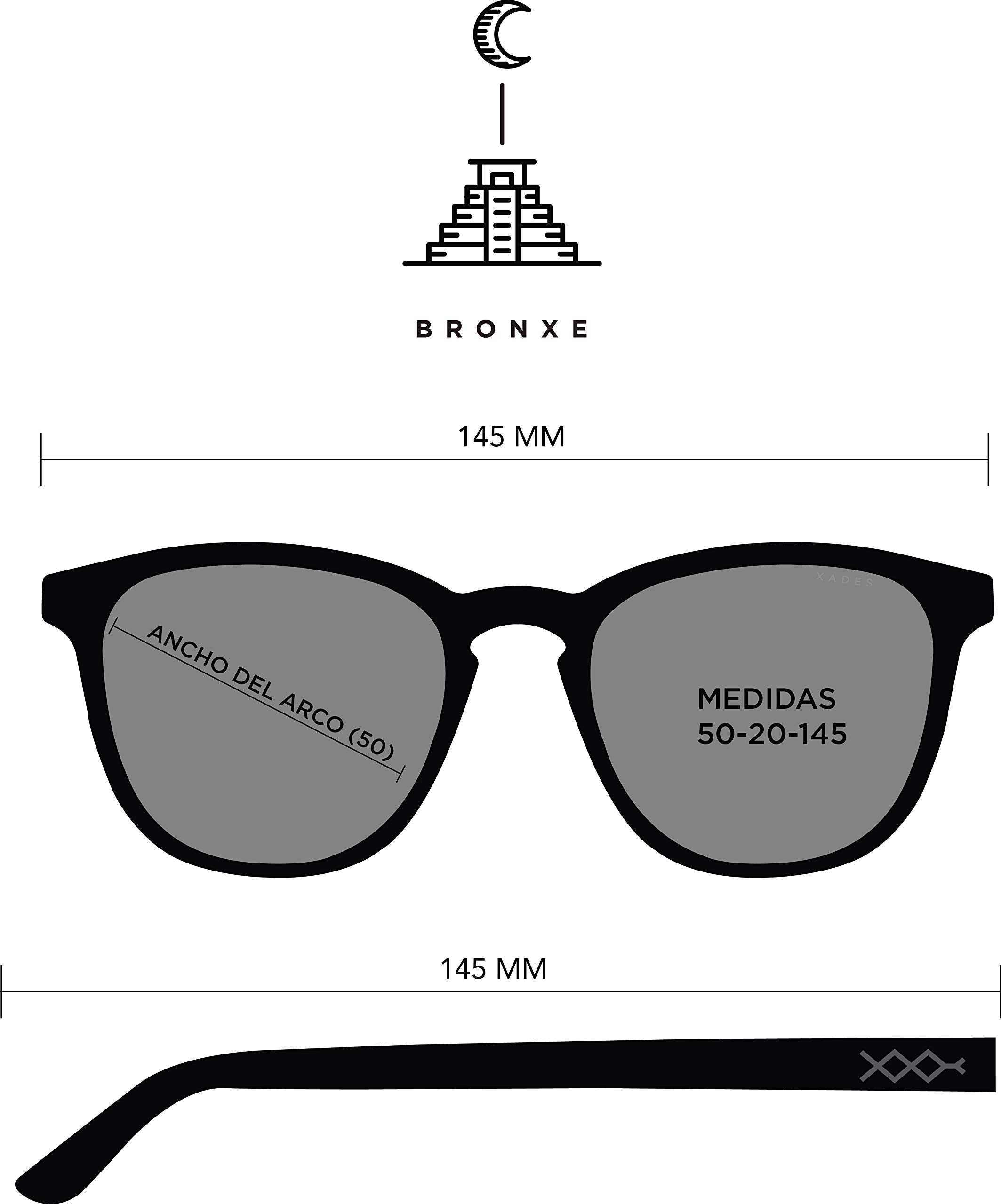 Xades Polarized Sunglasses for Men and Women, UV400 lens protection, Ultra Lightweight | Style Xapul (Black Frame, Green Lens)