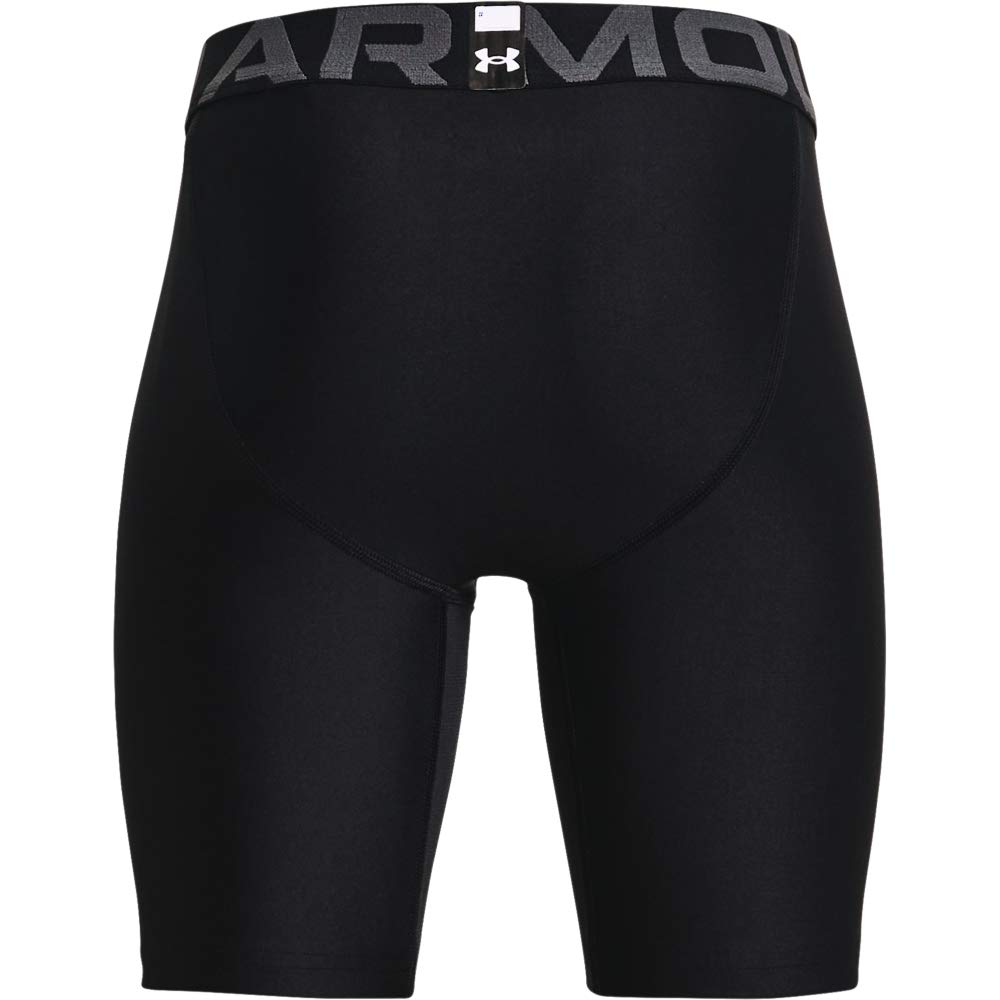Under Armour Boys HeatGear Armour Shorts , Black (001)/Pitch Gray , Medium