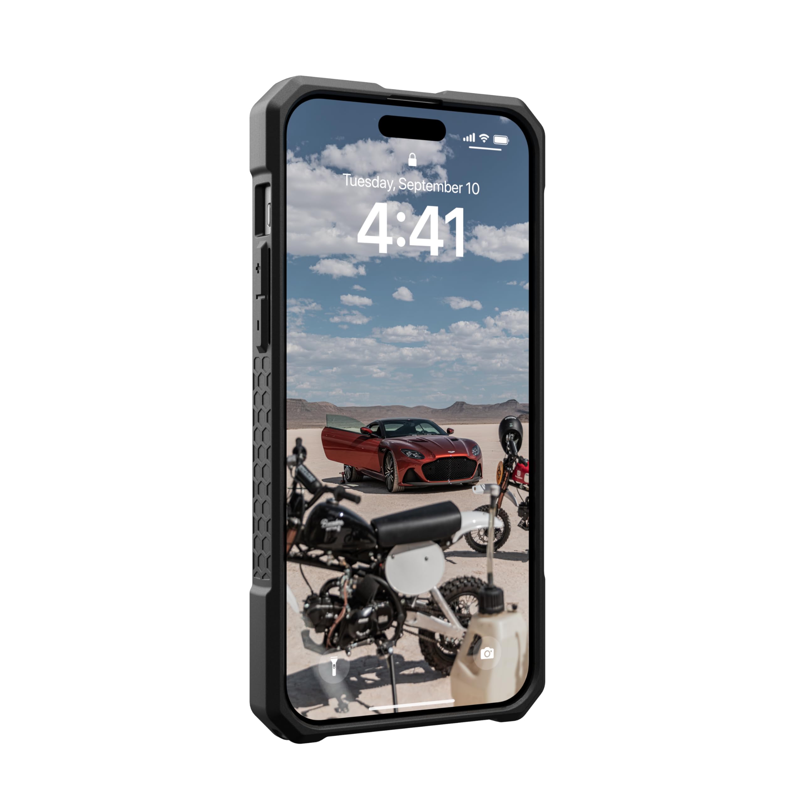 URBAN ARMOR GEAR UAG Case Compatible with iPhone 15 Plus Case 6.7" Monarch Pro Kevlar Black Built-in Magnet Compatible with MagSafe Charging Premium Rugged Military Grade Dropproof Protective Cover