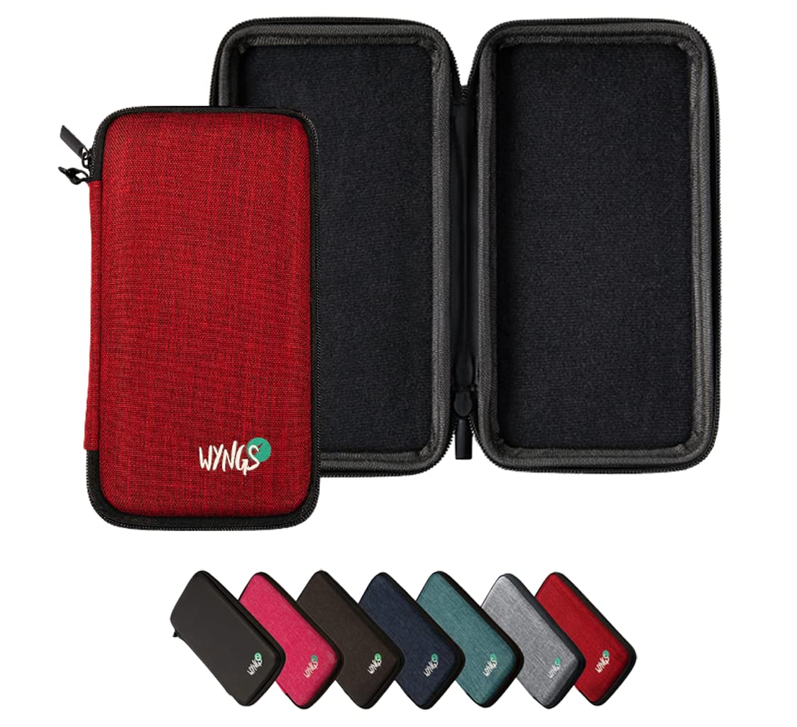 WYNGS Protective Case for Texas Instruments TI-84 Plus CE Graphing Calculator in red