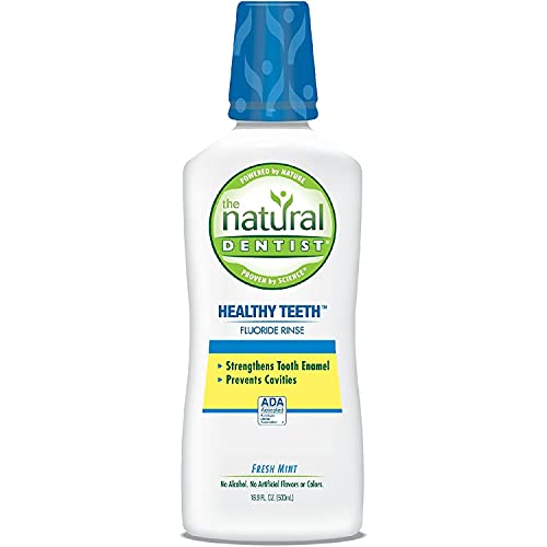 The Natural Dentist Anticavity Fluoride Rinse, Fresh Mint - 16.9 oz - 2 pk