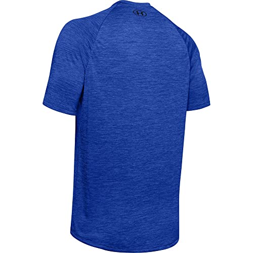 Under Armour Men's Tech 2.0 V-Neck Short-Sleeve T-Shirt , Emotion Blue (401)/Black, XX-Large