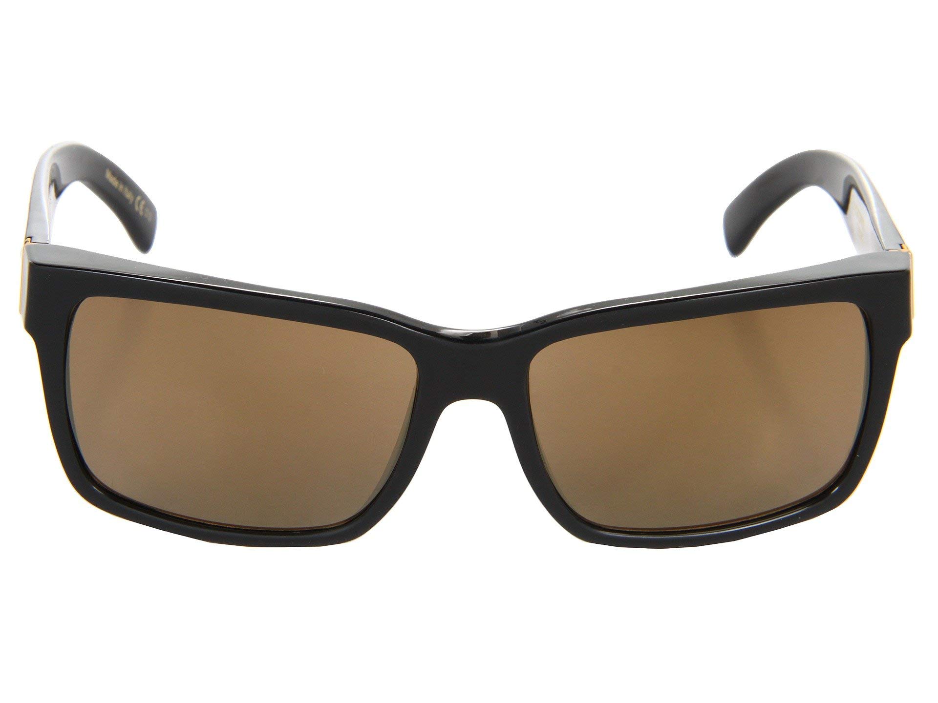 Von Zipper Men's Elmore Sunglasses,OS,Black/Gold Chrome