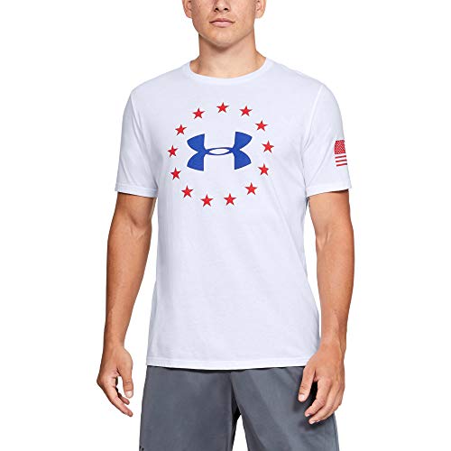 Under Armour Men's UA Freedom Logo T-Shirt LG White