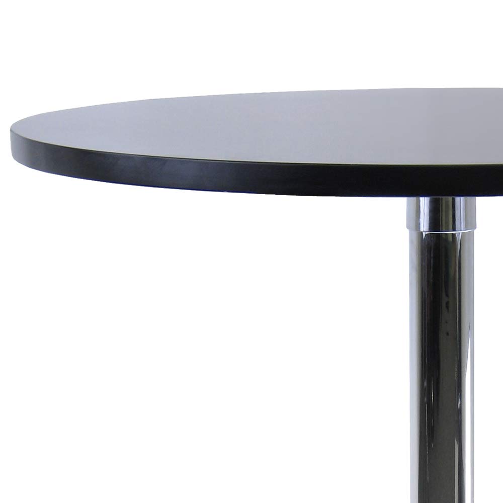 Winsome Spectrum 29 1/2-inch x 28.74-inch x 28.74-inch MDF Round Dining Table, Black (93729)