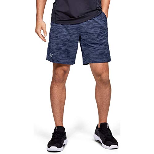 Under Armour Mk1 Twist Workout Gym Short, Blue Ink (497)/Mod Gray, Small
