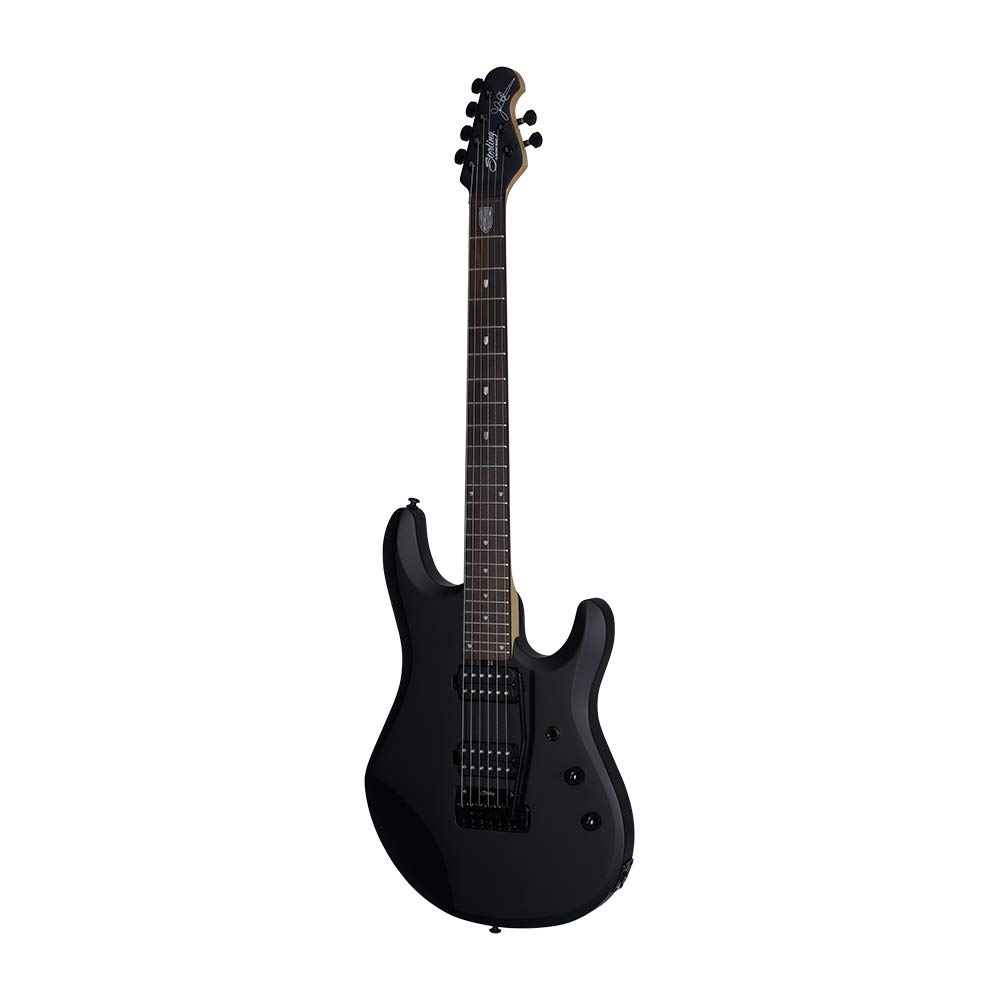 Sterling By MusicMan 6 String Solid-Body Electric Guitar, Right, Stealth Black (JP60-SBK)