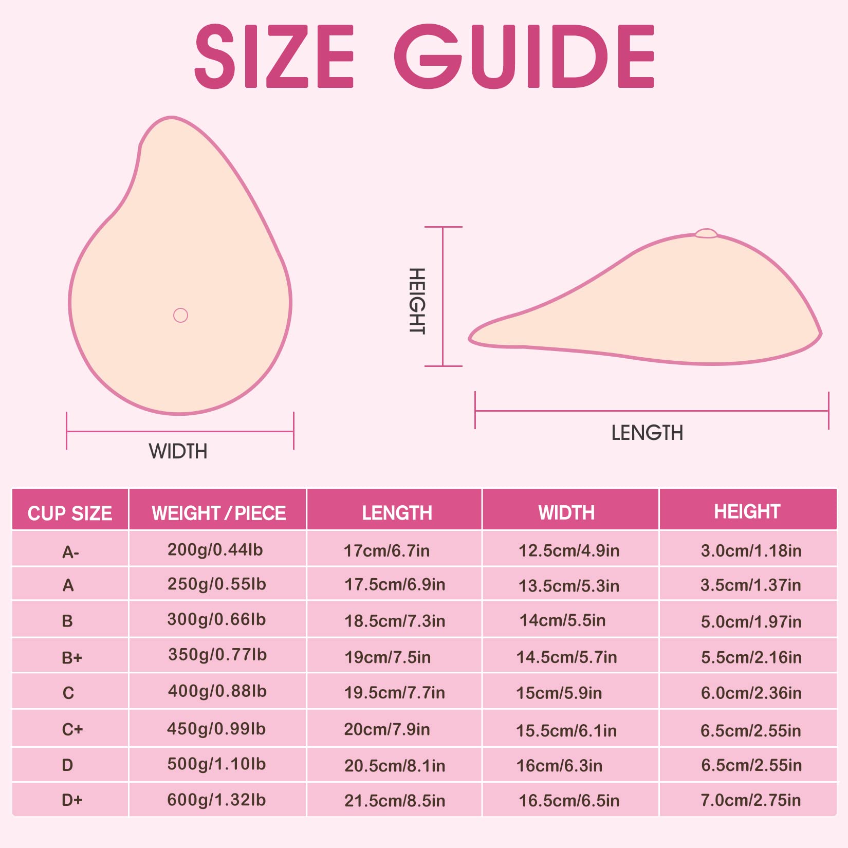 Vollence One Piece B+ Cup Classic Sleep Durable Side Silicone Breast Forms irregular Fake Boobs for Crossdresser Transgender