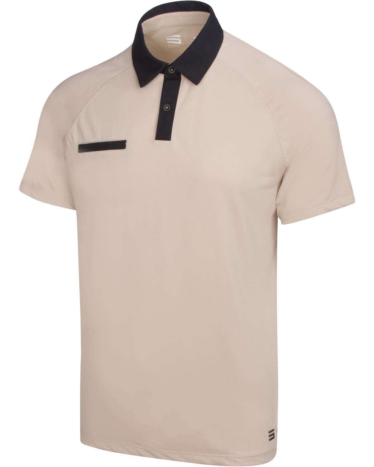 Three Sixty Six Golf Polo Shirts for Men - Dry Fit Collared Golf Polos - Lightweight and Breathable w/Stretch Fabric Taupe