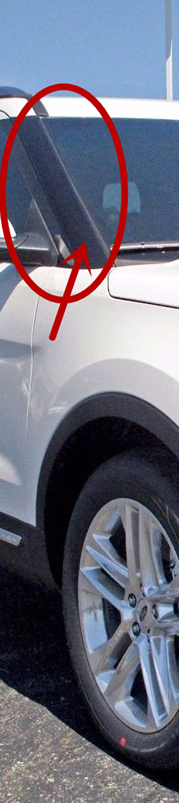 TYG DW1843 (R) Windshield Trim Molding for Ford Explorer Windshield-Outer Pillar Passenger Side R/H