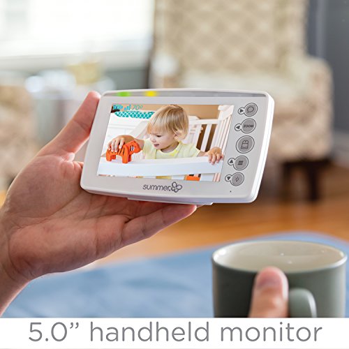 Summer Infant Panorama Video Baby Monitor with 5-inch Screen and Remote Steering Camera