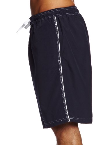 TYR Men's Solid Challenger Swim Shorts, Navy, X-Large