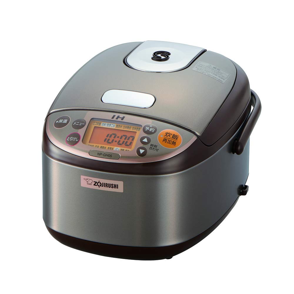 ZOJIRUSHI IH rice cooker(3Go cooked / 450 g) "KIwamedaki" NP-GH05-XT stainless Brown【Japan Domestic genuine products】