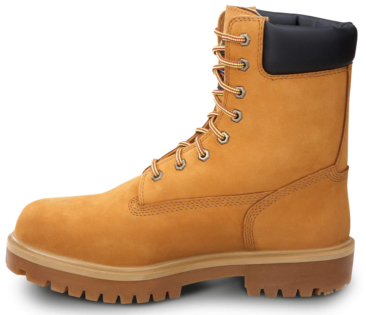 Timberland PRO 8IN Men's, Wheat, Steel Toe, EH, MaxTRAX Slip Resistant, WP Boot (13.0 W)