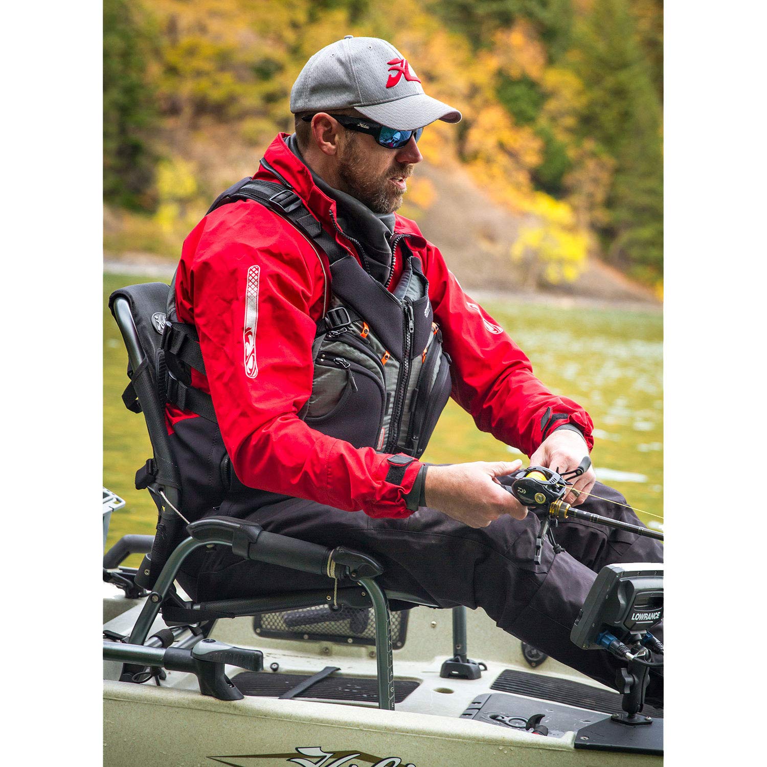 Stohlquist Keeper Fishing Lifejacket (PFD)-Mango-L