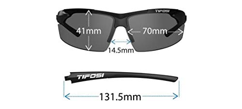Tifosi Optics Track Sunglasses (White/Red, Smoke Red)