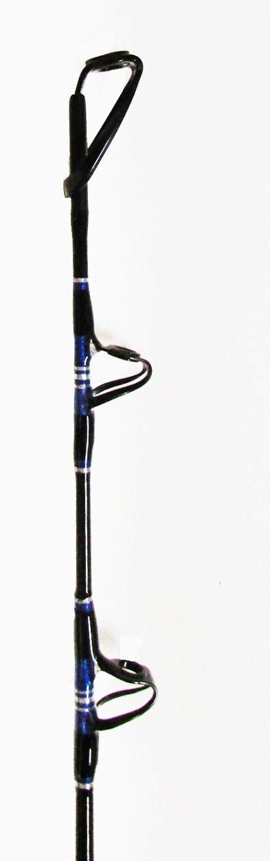 Xcaliber Marine Pair of (2) Inshore Series 6' 20-40 lb Saltwater Boat RODS (Blue and Silver)