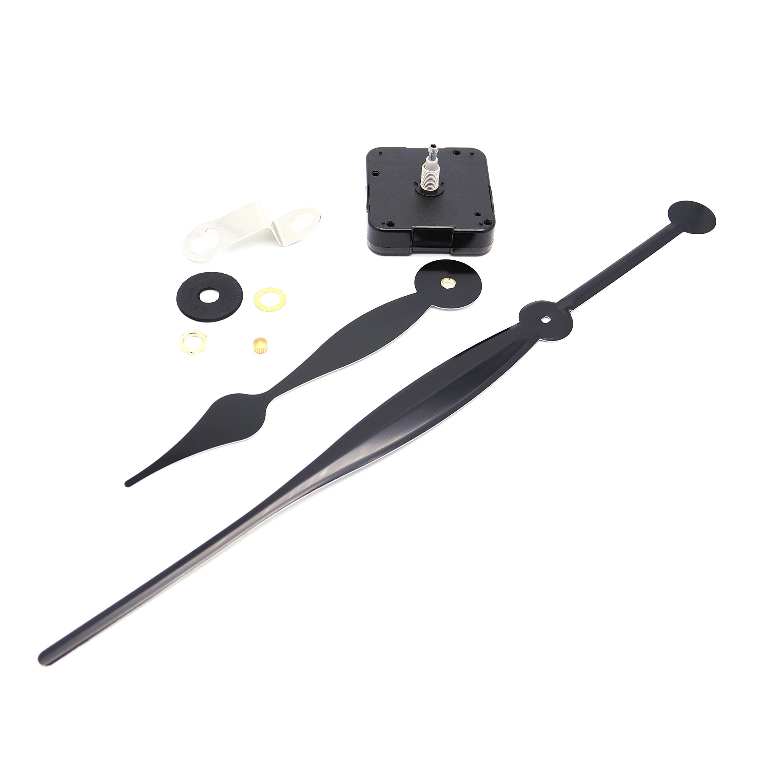 TIKROUND 12888 High Torque Quartz Clock Movement Replacement Parts with 350 mm / 13.78 Inch Long Spade Hands