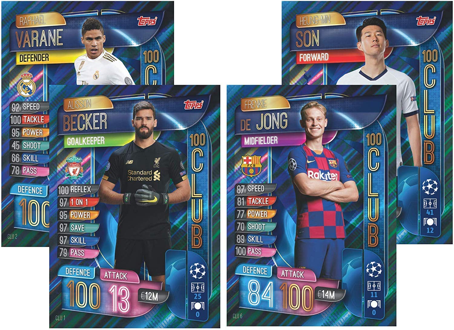 Topps India Match Attax Champions League 2019-20 Edition Cards, Multi Pack