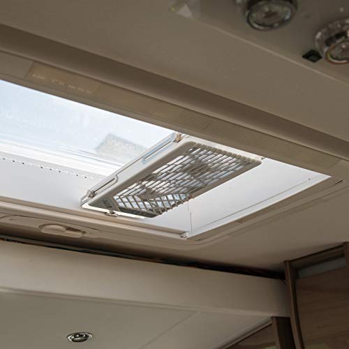 TITAN Silent Roof Fan 12V DC 140mm Double Reversible Roof Window Fan with Wireless Controller for RV Motorhome -TTC-SC21/V3