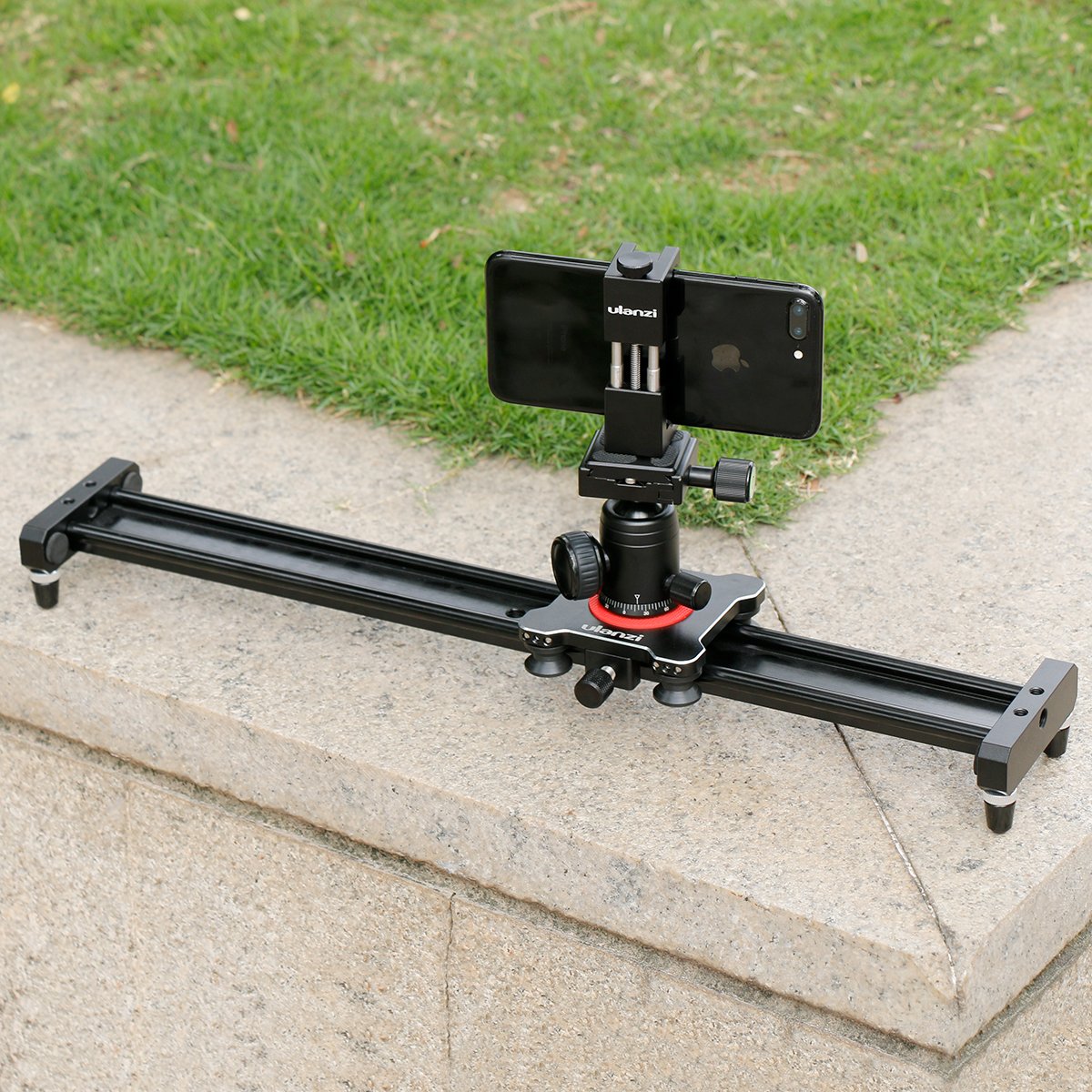 ULANZI Aluminum Phone Tripod Mount with Cold Shoe Mount, Smartphone Video Rig Tripod Mount Adapter for iPhone 11 Pro Max XS X 8 Plus Samsung Galaxy Google Pixel OnePlus One Sony Mobile Phones