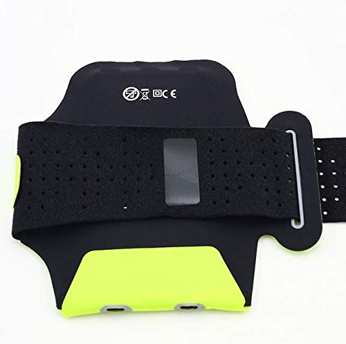 Wonder Stage Water Resistant Smartphone Armband Running Holder for iPhone Pro Max Plus Mini SE (13/12/11/X/XS/XR/8/7/6/5) Galaxy S Ultra Edge Note (21/20/10/9/8/7/6/5) Adjustable Strap & Key Pocket