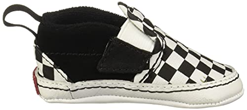 Vans Infant Checker Slip-On Black/True White Crib Size 3