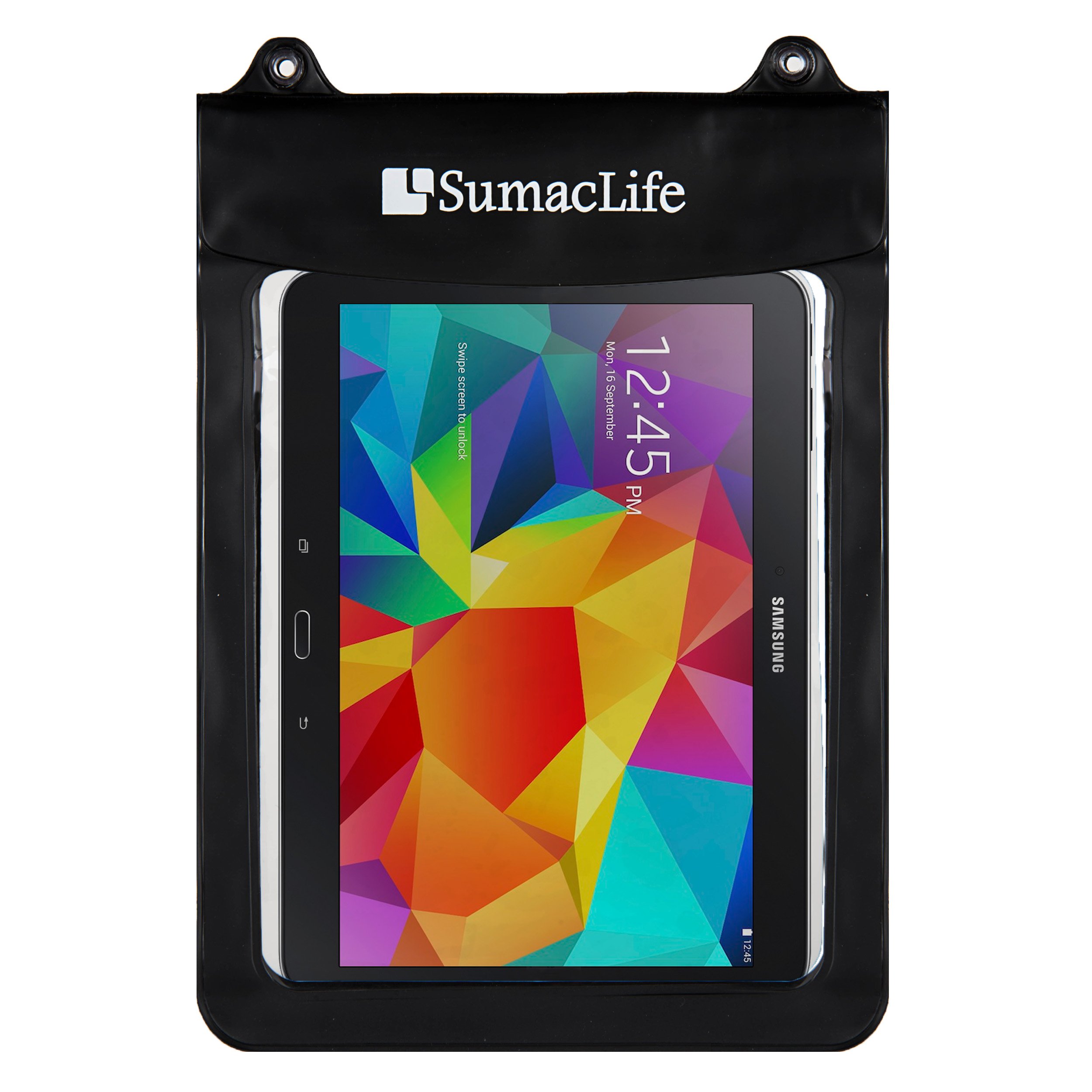 SumacLife Blue Waterproof Dry Bag Tablet Case Suitable for Dragon Touch V10 X10 10.1, BENEVE 10.1 Inch Android Tablet, Astro Tab M10