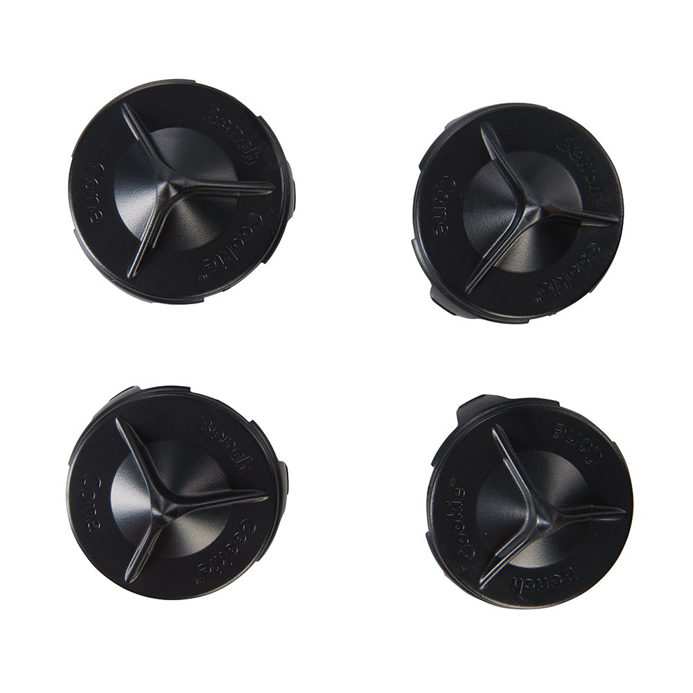 Silverline Tools 695451 Bench Cookie Cones 4pk, Black