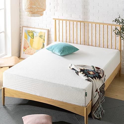ZINUS 10 Inch Green Tea Essential Memory Foam Mattress, Queen, Mattress in A Box, Affordable Mattress, CertiPUR-US Certified