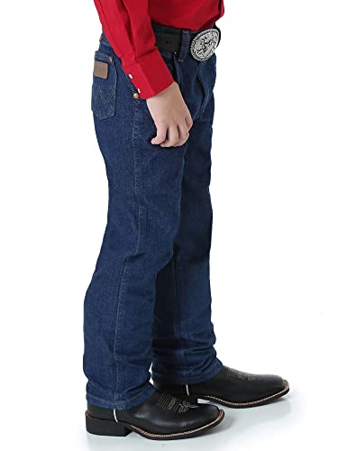 Wrangler boys 13mwz Cowboy Cut Original Fit jeans, Prewashed Indigo, 5 US