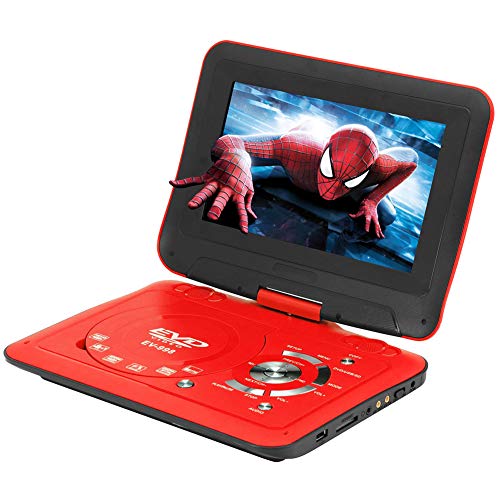 YINSY 9.8" Portable DVD Player,with Swivel HD Screen and Remote Control, Video Player for Kids, Support AV-in/AV-Out/SD/USB