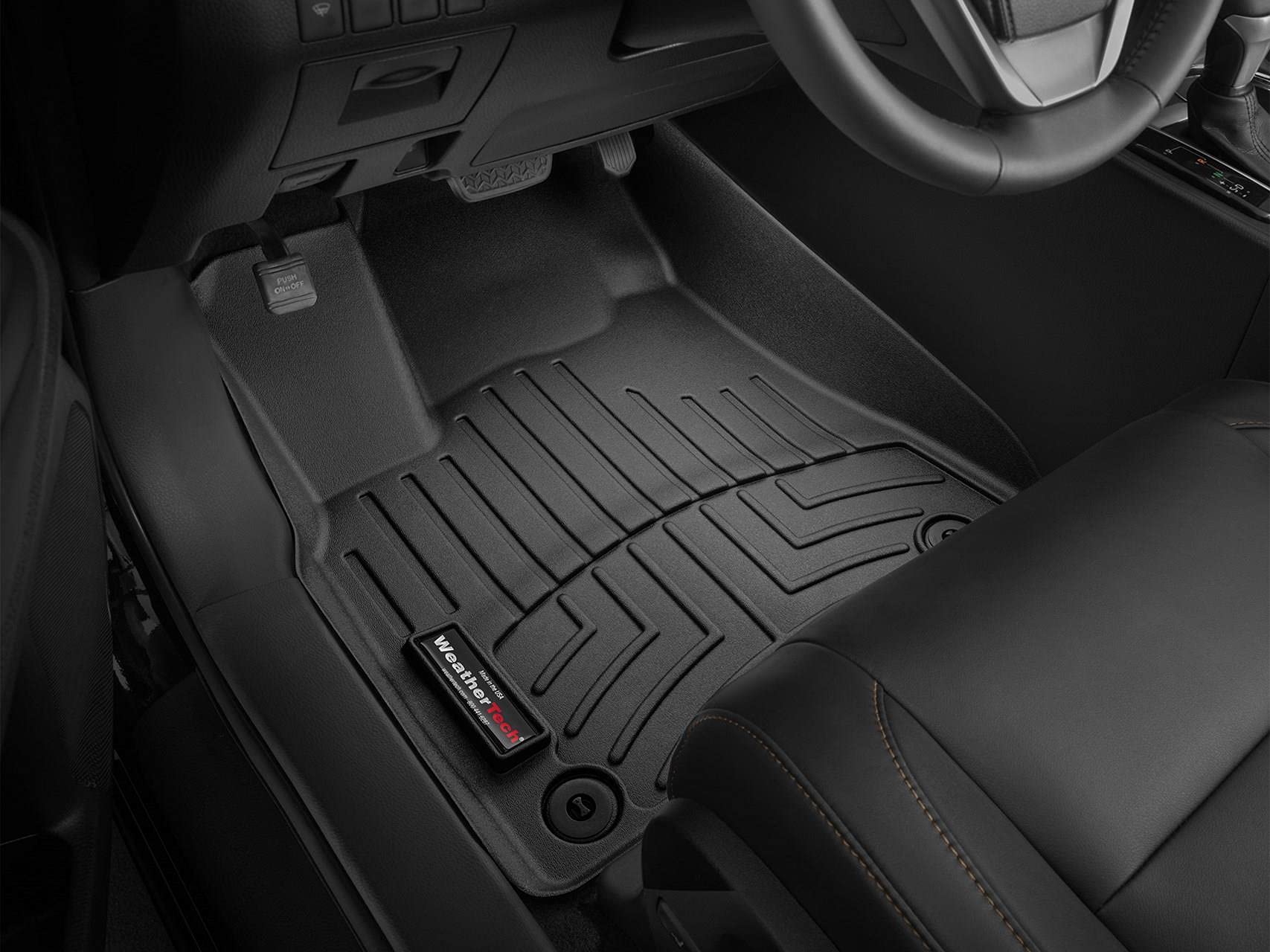 WeatherTech FloorLiner for Ford Explorer (443596) - One Piece - 2nd and 3rd Row Coverage, Black
