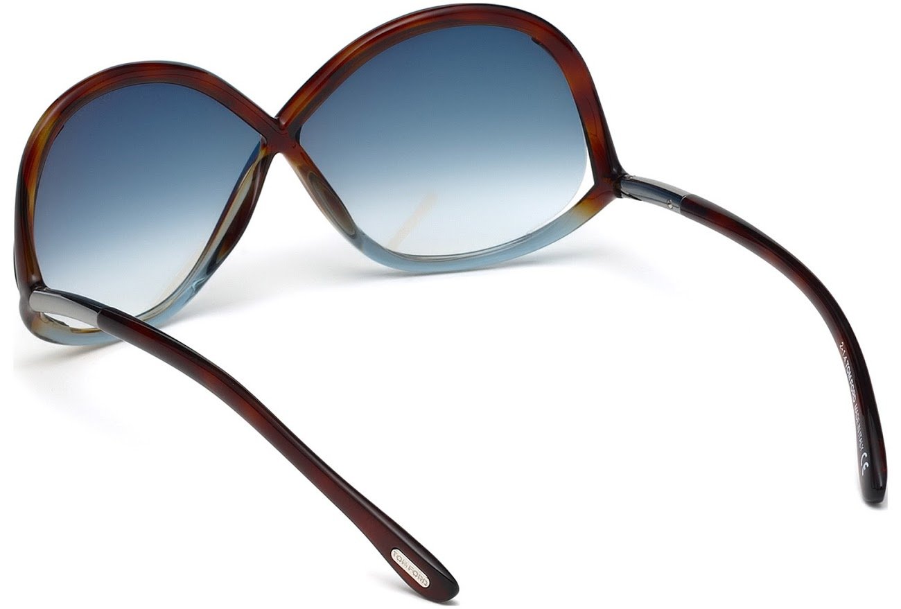 Tom Ford TF 372 Ivanna 53W Havana Brown Sunglasses