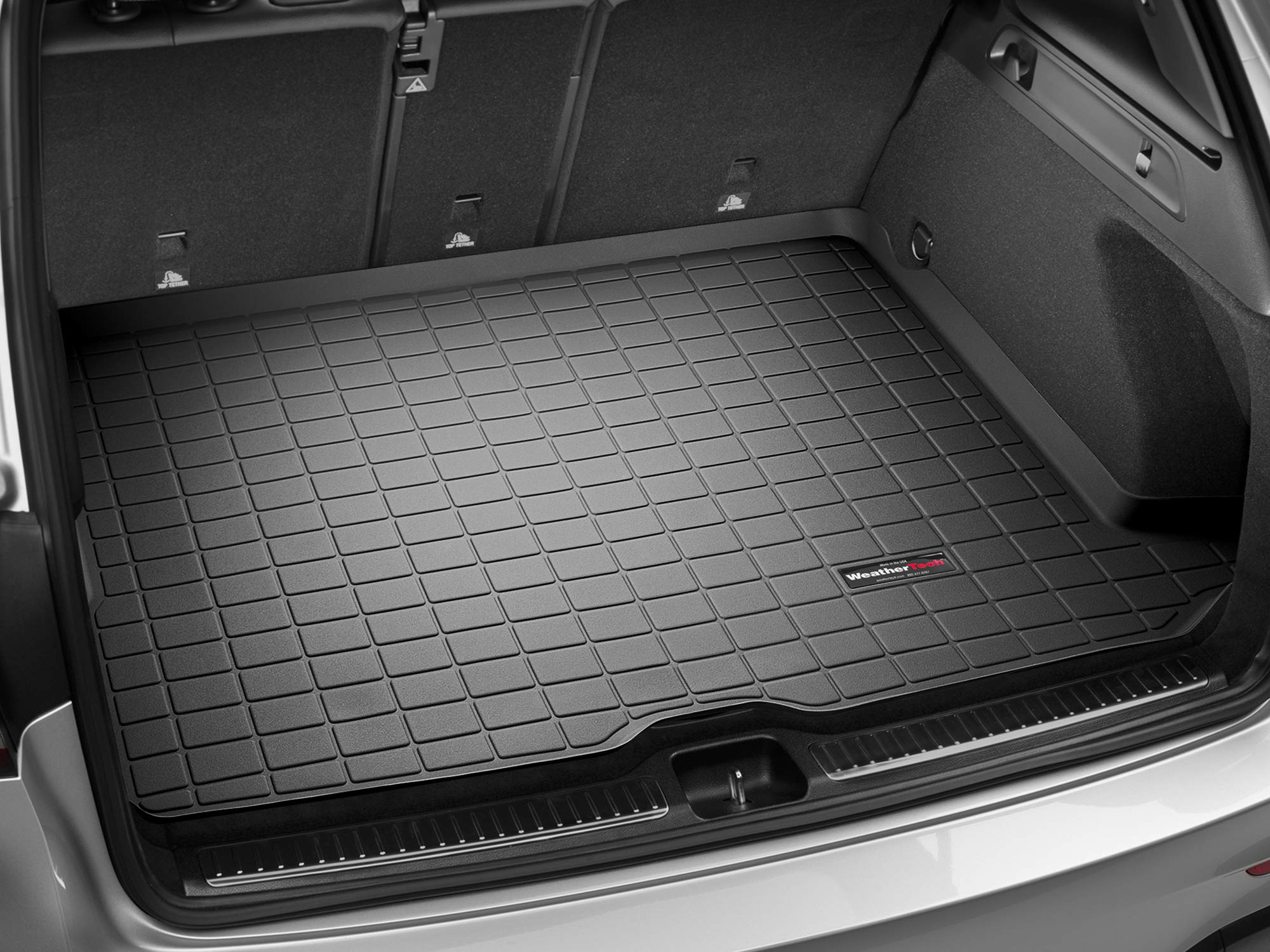 WeatherTech Cargo Trunk Liner for Mercedes AMG GLC 63 SUV, GLC SUV, GLC-Class, AMG GLC 43, AMG GLC 43 SUV - Behind 2nd Row (40854) Black